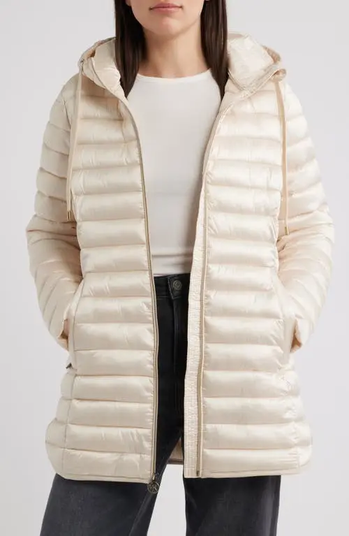 Michael Kors Packable Quilted Hooded Jacket - Dune