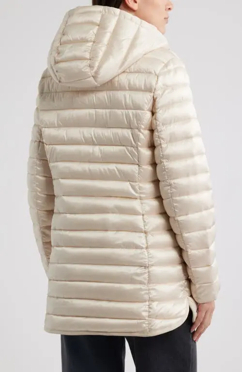 Michael Kors Packable Quilted Hooded Jacket - Dune