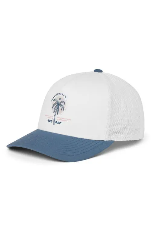 Travis Mathew Coastal Charm Snapback Baseball Cap - White