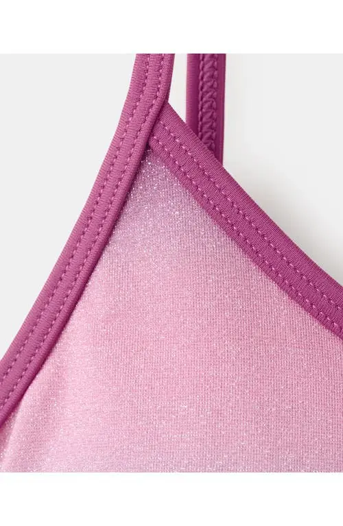 Mango Metallic Cutout One-piece Swimsuit