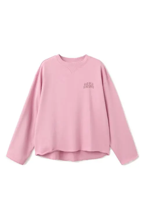 Mango Oversized Graphic Sweatshirt