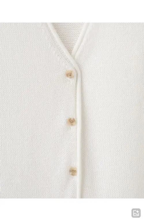 Mango Sleeveless Longline Cotton Blend Cardigan
