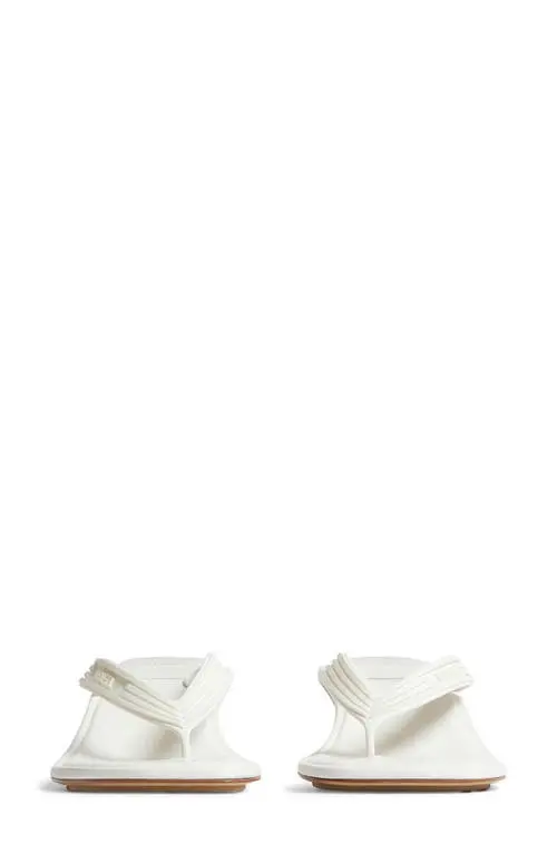 Bottega Veneta Bassam Kitten Heel Thong Sandals