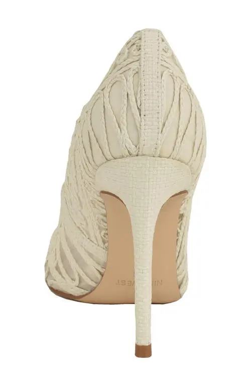 Nine West Frista Pointed Toe Stiletto Pumps - Ivory