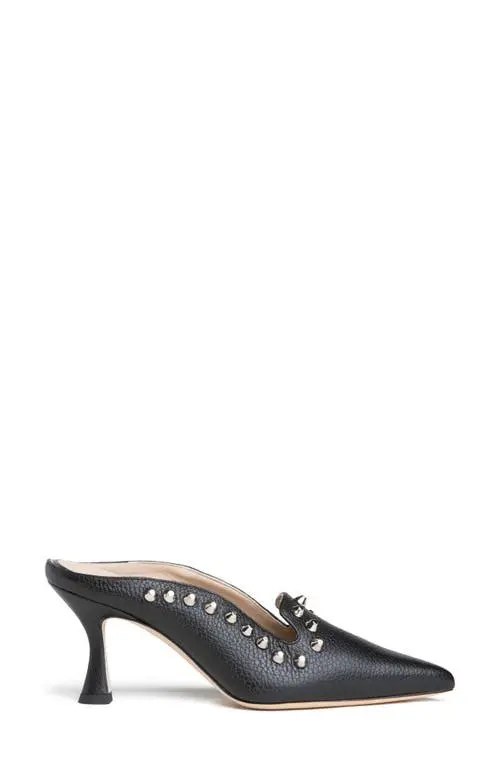 BEAUTIISOLES BY ROBYN SHREIBER Georgia Pointed Toe Mule With Stud Embellishments - Black