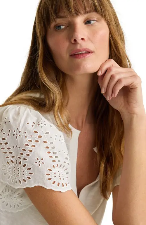 Tommy Bahama Gem Coast Eyelet Top - White