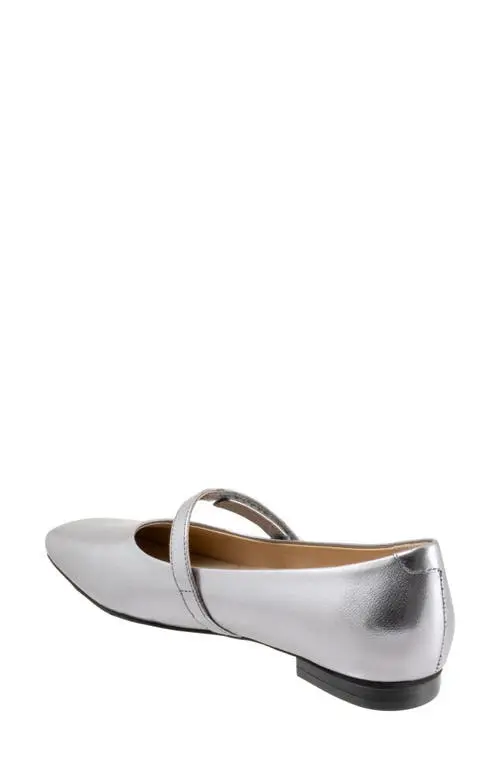 Trotters Metallic Mary Jane Flats