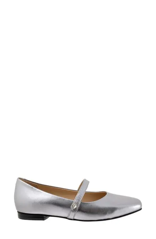 Trotters Metallic Mary Jane Flats