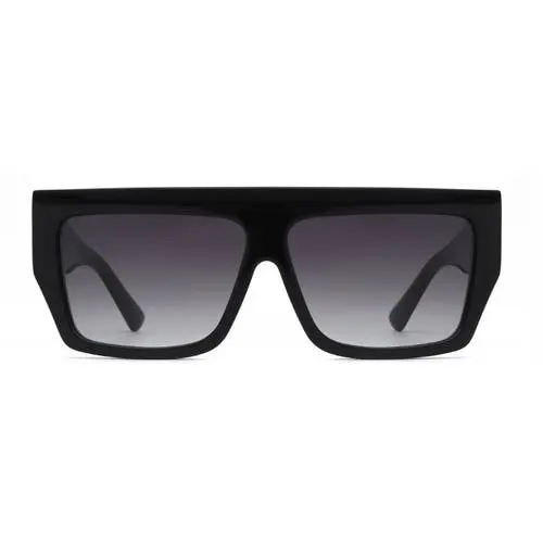 12PM STUDIOS Nyc Square Sunglasses - Black/black