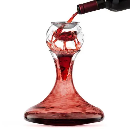 Final Touch Conundrum Aerator + Revolve Decanter Wine Aeration System - Clear