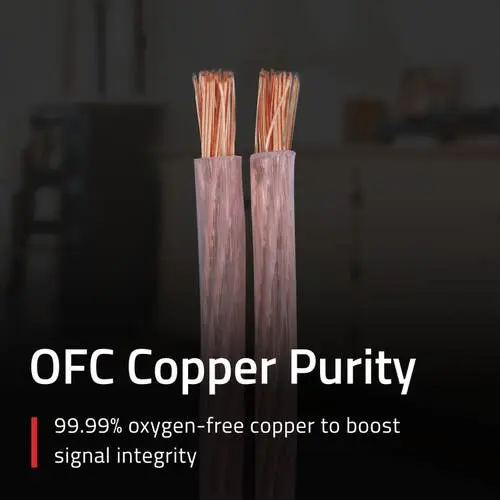 FLUANCE 50 Ft. 12 Awg Oxygen-free Copper Speaker Wire