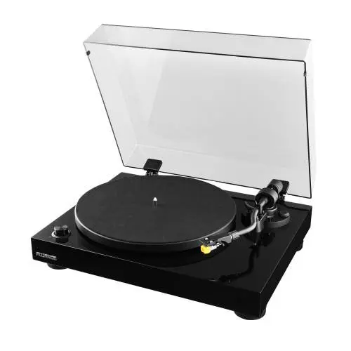 FLUANCE Classic Hifi Vinyl Turntable Record Player Audio Technica Cartridge - Piano Black