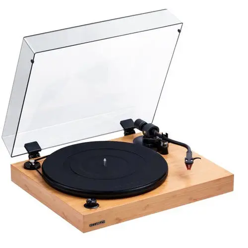 FLUANCE Reference High Fidelity Vinyl Turntable Record Player Ortofon Cartridge - Bamboo
