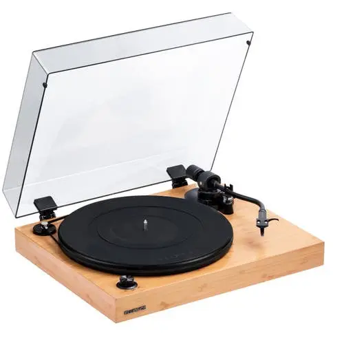 FLUANCE Reference High Fidelity Vinyl Turntable Record Player Ortofon Cartridge - Bamboo