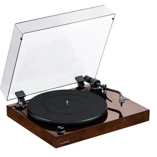 FLUANCE Reference High Fidelity Vinyl Turntable Record Player Ortofon Cartridge - Walnut