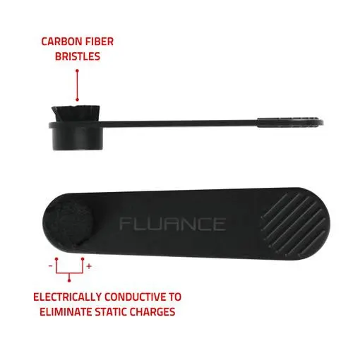 FLUANCE Anti-static Carbon Fiber Stylus Cleaning Brush
