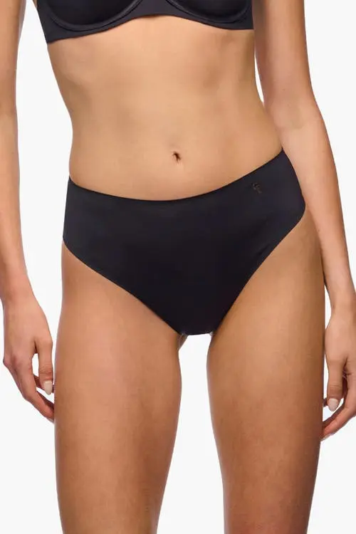 Cosabella Lisciante High Waist Thong - Black