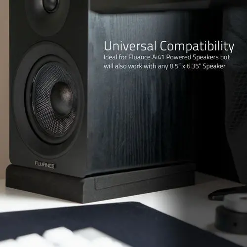 FLUANCE High Density Foam Isolation Pads For Bookshelf Speakers