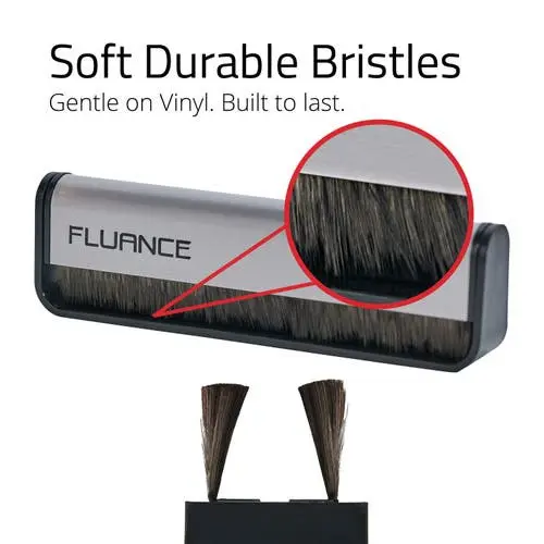 FLUANCE Anti-static Carbon Fiber Record Cleaning Brush