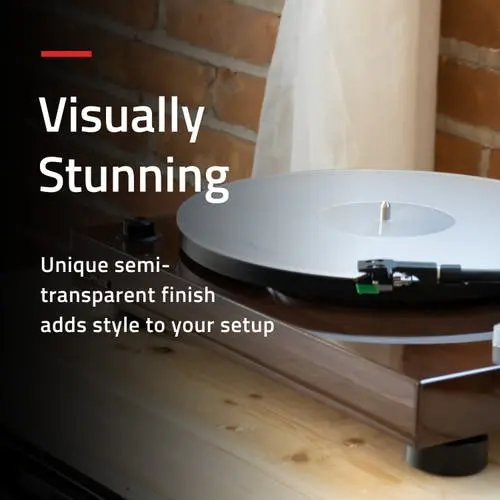 FLUANCE Acrylic Turntable Platter Mat, Reduce Vibrations