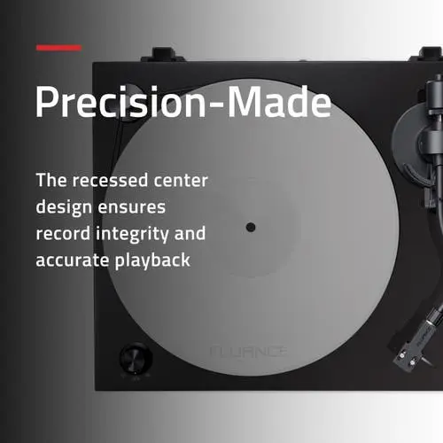FLUANCE Acrylic Turntable Platter Mat, Reduce Vibrations
