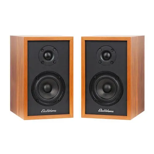 ELECTROHOME Berkeley 2.0 Stereo Powered Bluetooth Bookshelf Speakers - Teak