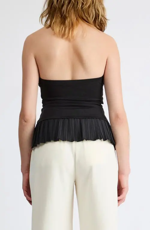 EXTRO & VERT Grace Plissé Bustier Top