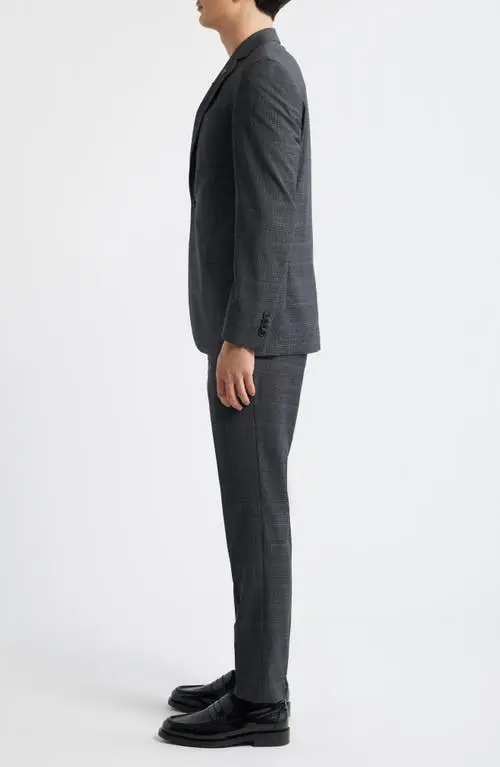 ALLSAINTS Slim Fit Grey Check Suit