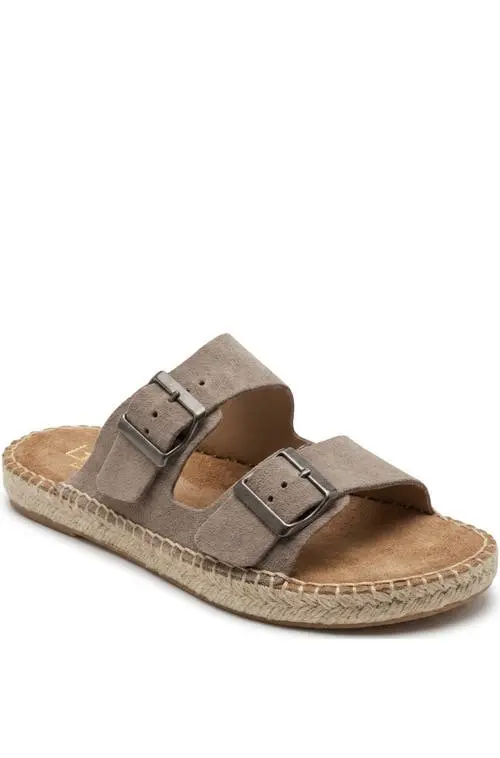 MENINA STEP Suede Espadrille Sandals With Adjustable Buckles