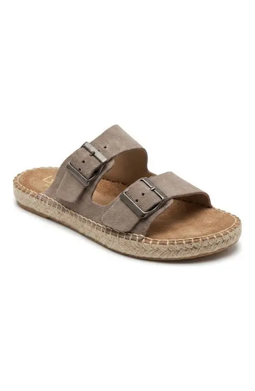 MENINA STEP Ergonomic Espadrille Sandal With Adjustable Buckles - Stone