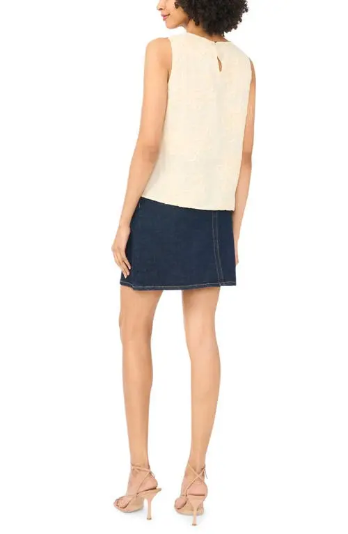 Vince Camuto Floral Embroidered Sleeveless Top