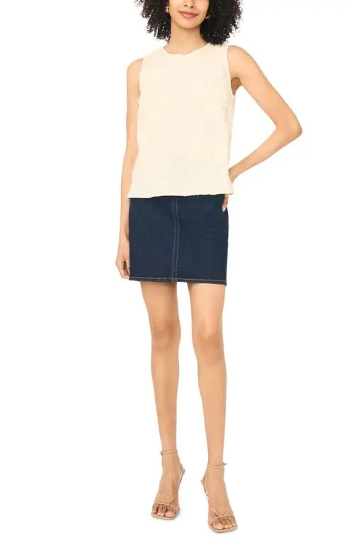 Vince Camuto Floral Embroidered Sleeveless Top