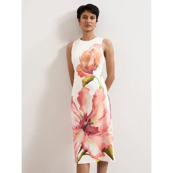 PHASE EIGHT Nadina Floral Dress - Cream