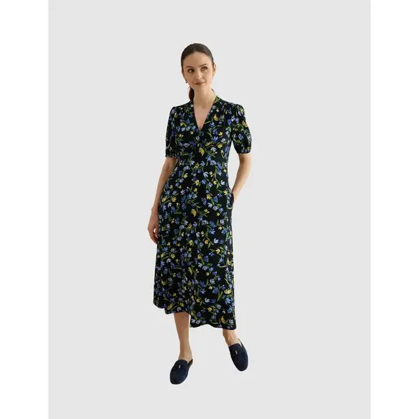 HOBBS LONDON Sidonie Dress - Navymulti