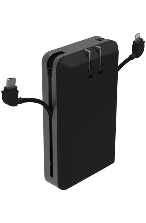 MOPHIE Powerstation Plus Ultra 2024 10k Power Bank With Integrated Cables And Ac Plug