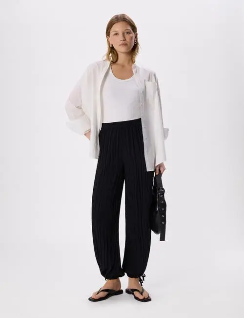 Whistles Relaxed Tie Hem Trousers