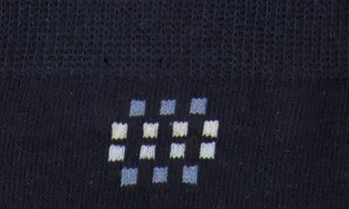 Cole Haan Geo Pattern Cotton Blend Dress Socks
