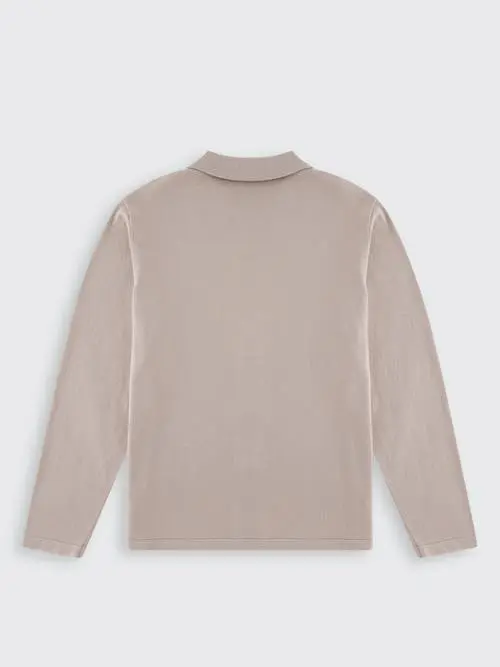 WALKER & HUNT Milano Knit Button-front Cardigan - Sand