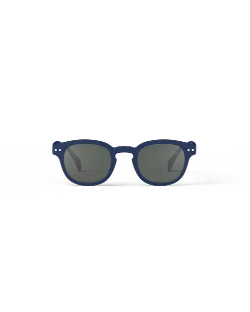 IZIPIZI C 47mm Square Frame Sunglasses - Navy Blue