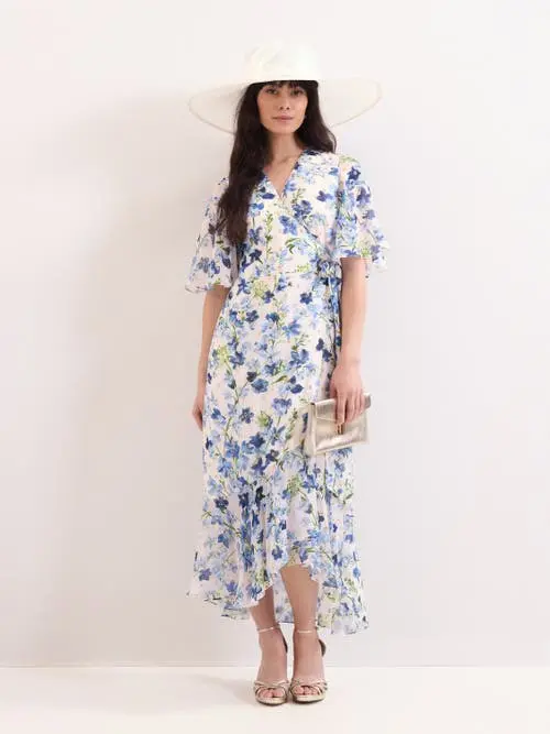 PHASE EIGHT Juliette Floral Midi Dress - Cream