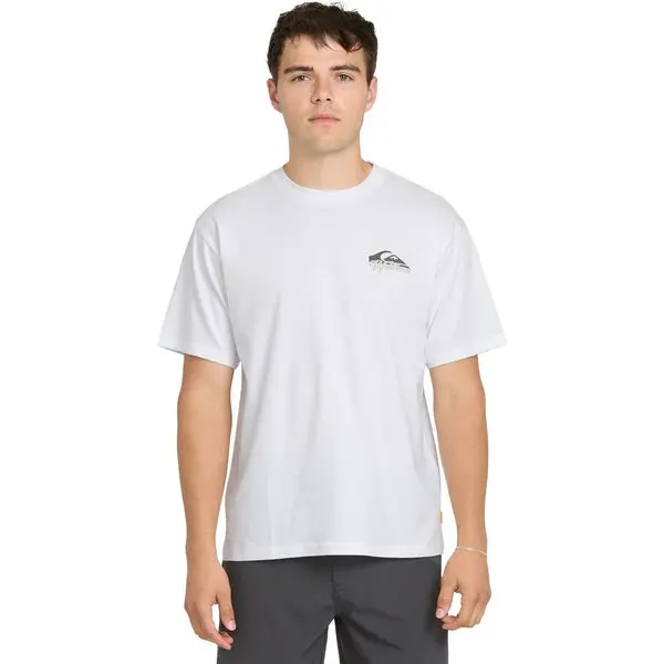 QUIKSILVER WATERMAN Bottle Life Short Sleeve Shirt - White