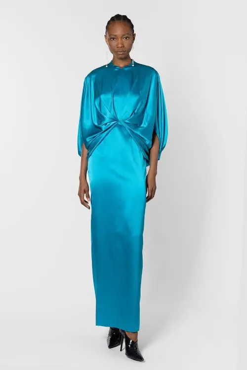 ROKSANDA Rani Knot-front Draped Maxi Dress