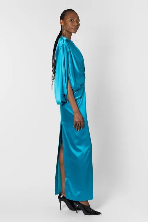 ROKSANDA Rani Knot-front Draped Maxi Dress