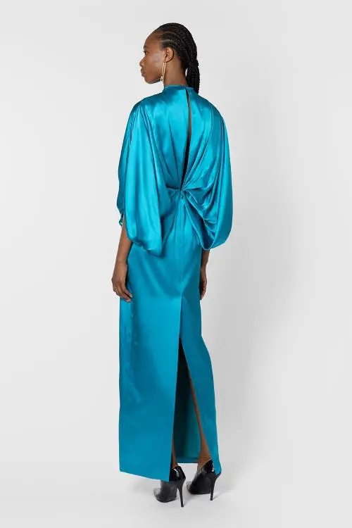 ROKSANDA Rani Knot-front Draped Maxi Dress