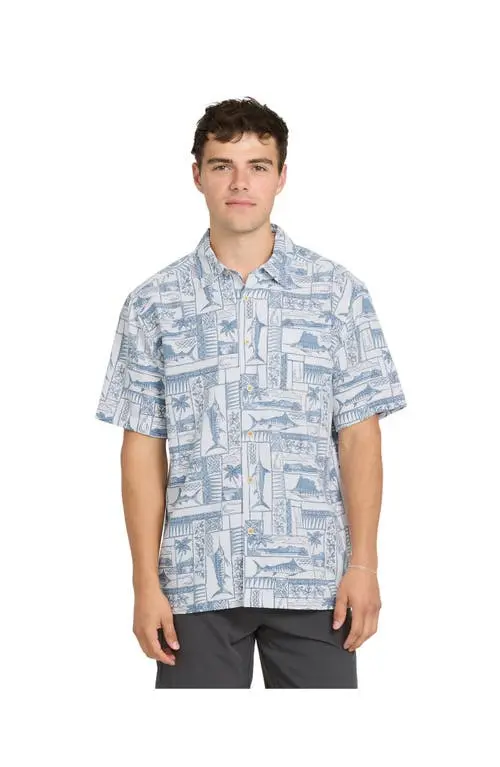 QUIKSILVER WATERMAN East Cape Short Sleeve Shirt - White