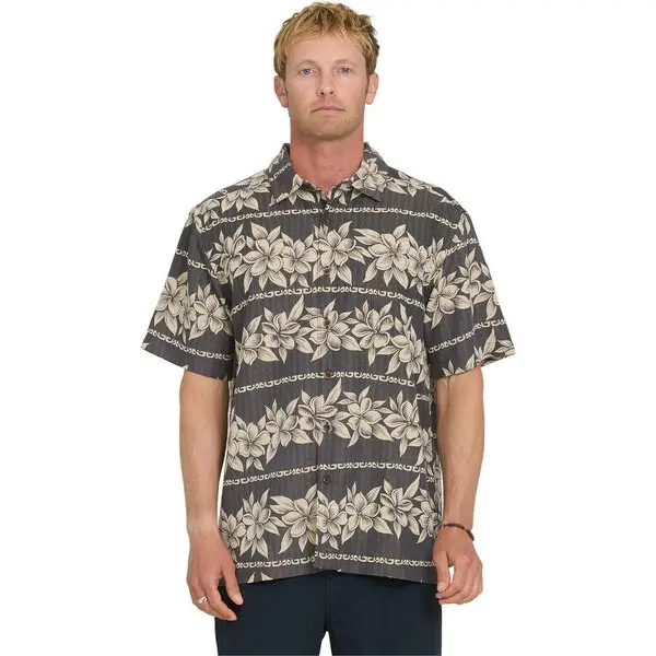 QUIKSILVER WATERMAN Horizons Short Sleeve Shirt - Phantom