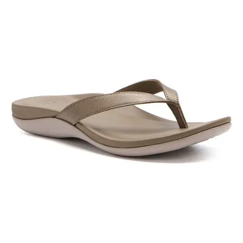 ABEO Oasis Flip Flop With Orthotic Footbed - Fossil