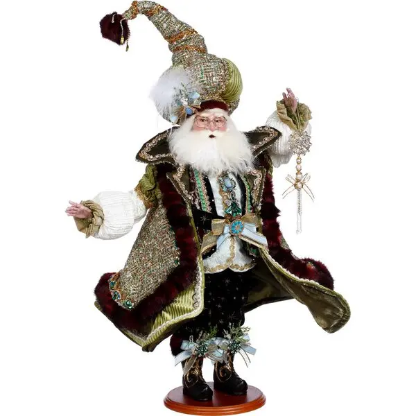 MARK ROBERTS Dazzling Santa - Deep Red