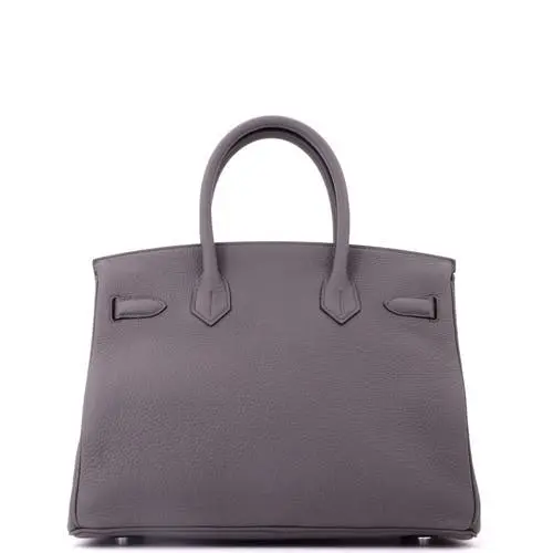 Hermès Birkin Handbag Togo With Palladium Hardware 30