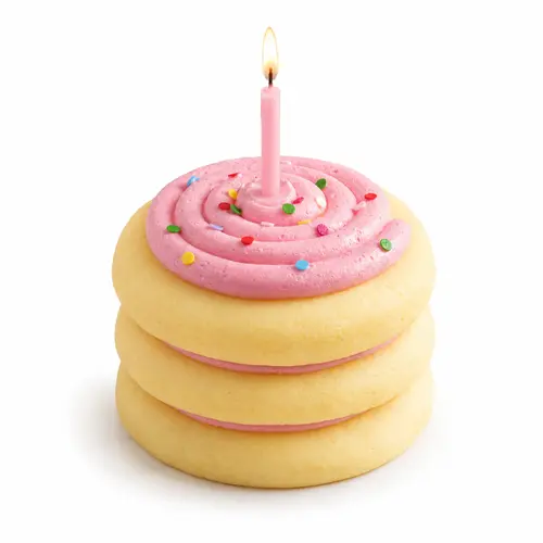 SOUTHLAKE GIFTS Cookie Cake Candle - Pink